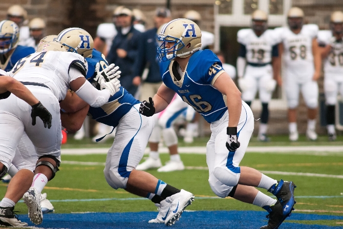 Football can't overcome Colby's big first half - News - Hamilton College