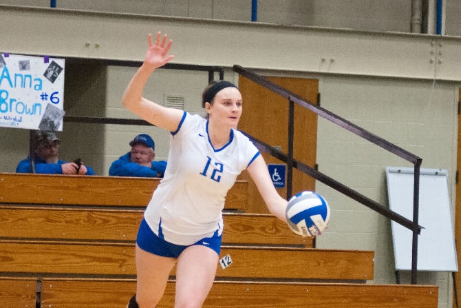 Volleyball back on winning track after split at Skidmore - News ...