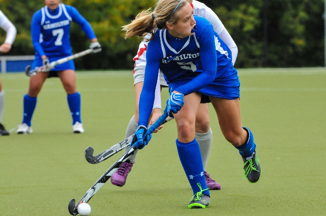 Field hockey clinches playoff bid by topping Colby - News - Hamilton ...
