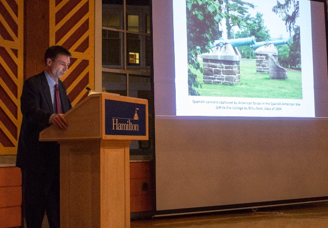 Lt. Colonel Eric Hannis ’90 Pays Tribute to Hamilton Veterans in ...