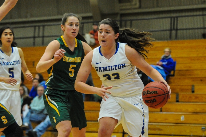 Stifling defense gives women's basketball first win - News - Hamilton ...