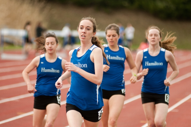 Track & field teams compete at Nazareth - News - Hamilton College