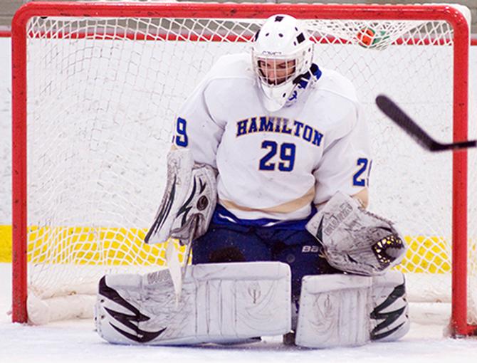 Quattrocchi '14 leads men's ice hockey to tie with No. 9 Williams ...